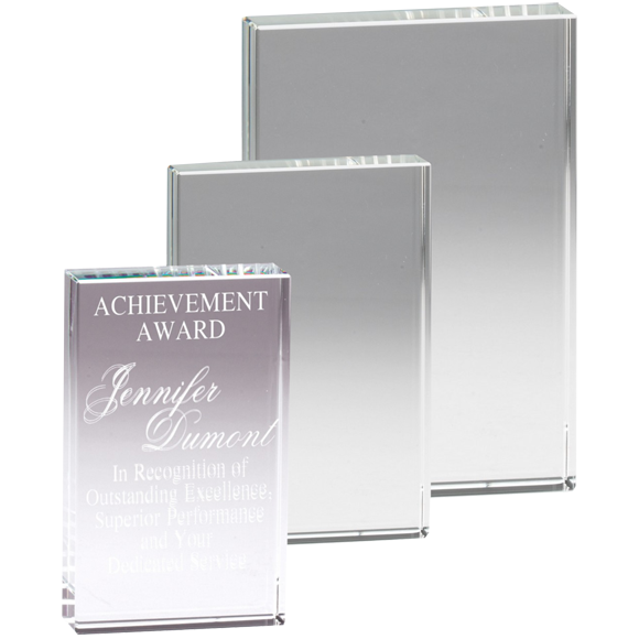 Crystal Block | Etched Crystal Trophy | Paradise Awards