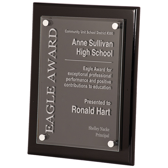 Acrylic And Wood Plaque