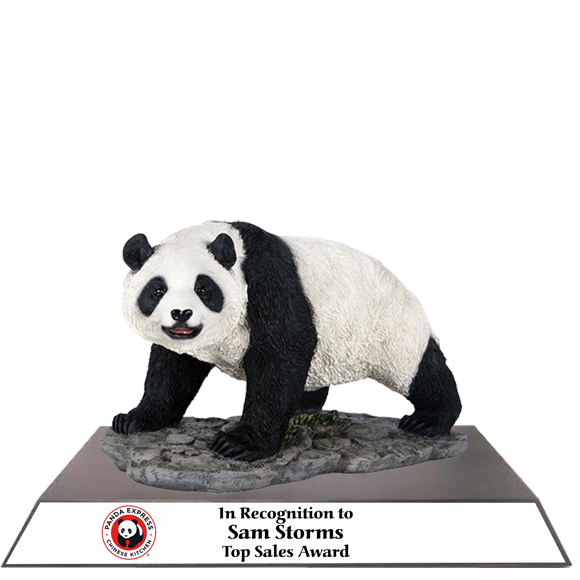 Panda Bear Award | Personalized Panda Statue | Paradise Awards
