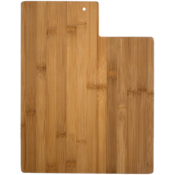 Utah Shaped Bamboo Plaque | Engraved Bamboo Utah Board | Paradise Awards