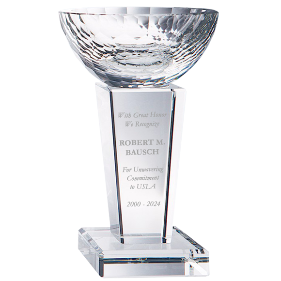 Crystal Glory Trophy Cup Award | Engraved Glass Cup Statue | Paradise ...