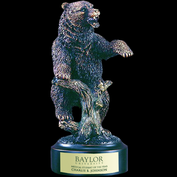 Tree Climbing Bear Trophy | Bronze Bear Award Statue | Paradise Awards