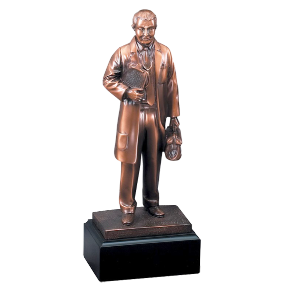 Bronze Physician Doctor Trophy | Medical Health Care Statue | Paradise ...