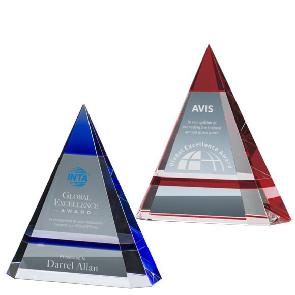 Baltic Triangle Crystal Award | Etched Crystal Award | Paradse Awards