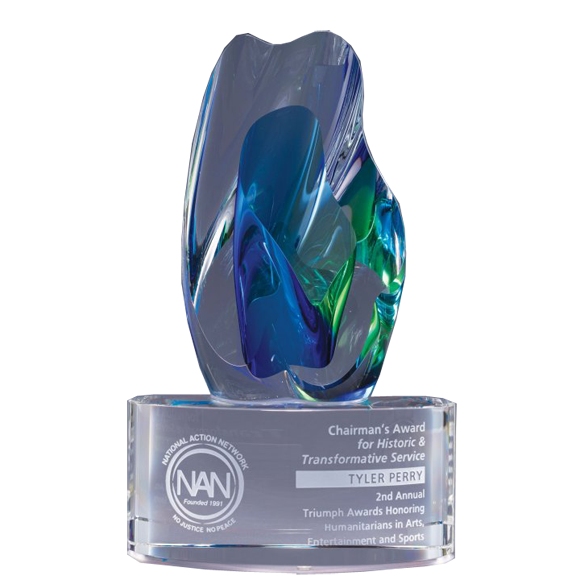 Breakthrough Crystal Award | Etched Crystal Trophy | Paradise Awards