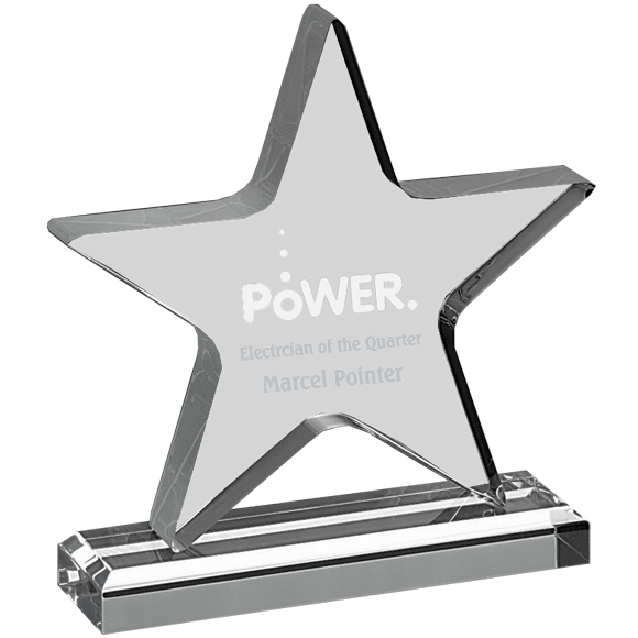 Acrylic Super Star Award | Acrylic Super Star Award | Personalized ...