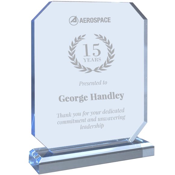 Cut Rectangle Acrylic Award | Cut Rectangle Acrylic Award ...