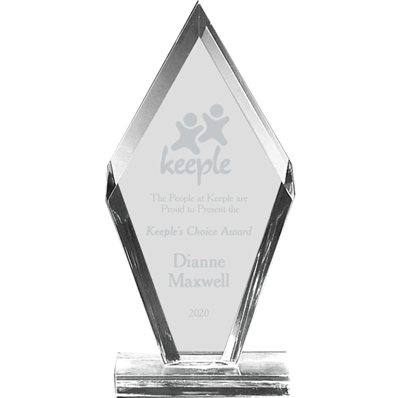 Beveled Arrowhead Acrylic Award | Personalized Acrylic Awards ...