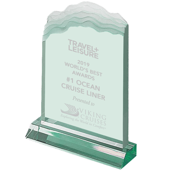 Wave Top Acrylic Award | Personalized Acrylic Awards | Paradise Awards