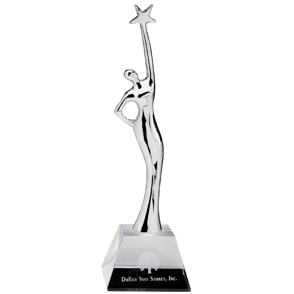 Crystal Goddess of Star Award | Etched Victory Star Trophy | Paradise ...