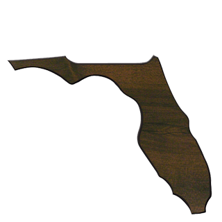 Florida State Wood Plaque | Laser Engraved United States Plaques ...