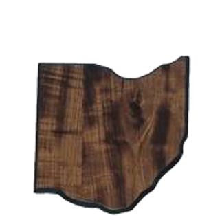 Ohio State Wood Plaque | Laser Engraved United States Plaques ...