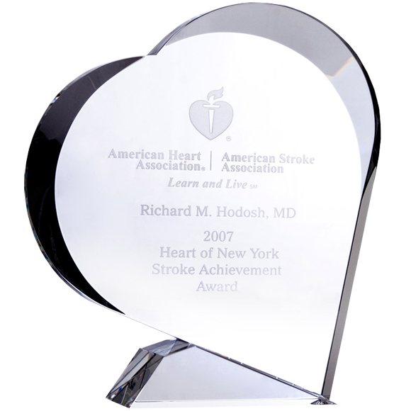 The Giving Heart Crystal Award | Engraved Glass Heart Statue | Paradise ...