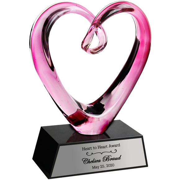 Loving Heart Artglass Award | Loving Heart Artglass Award ...
